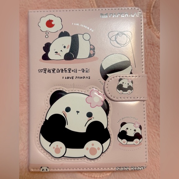 Office | Cute Panda Pink Notebook | Poshmark